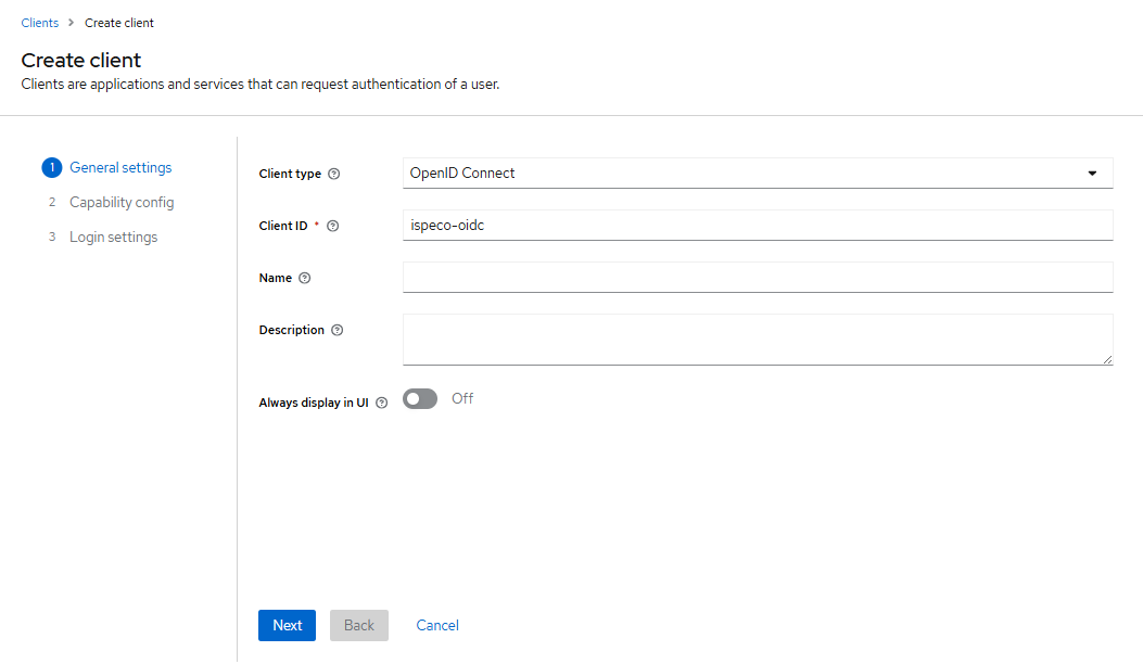 Keycloak installation and configuration